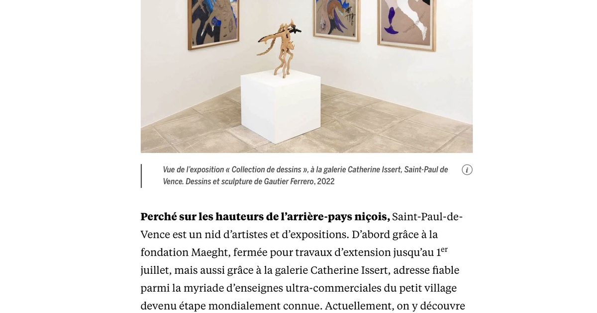 COLLECTION DE DESSINS | Galerie Catherine Issert